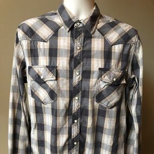 Fossil | Shirts | Fossil Pearl Snaps Long Sleeve Western Shirt | Poshmark